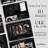 Drag & Drop Creator Portfolio For Influencer, UGC & Content 10 page Te ...